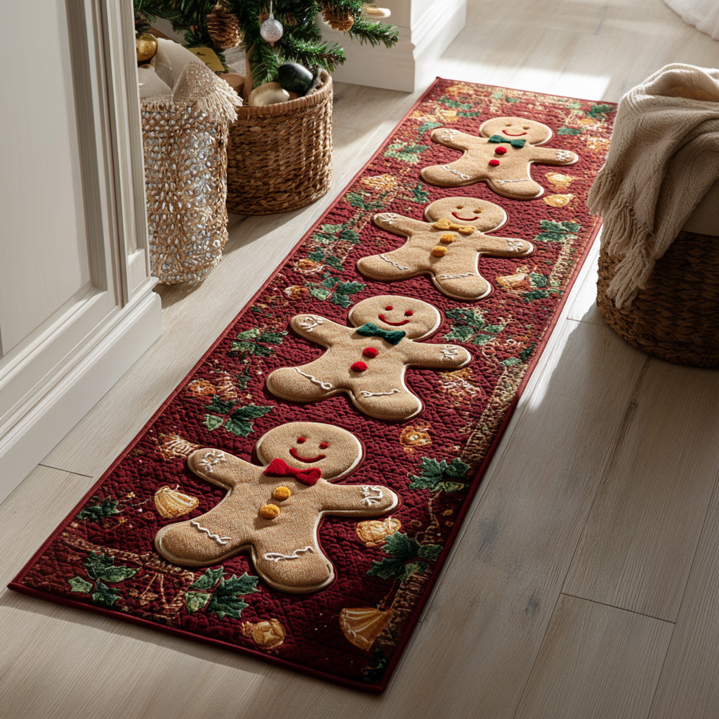 Gingerbread Man Joy Runner Carpet NCU0HH1353 – Vantique