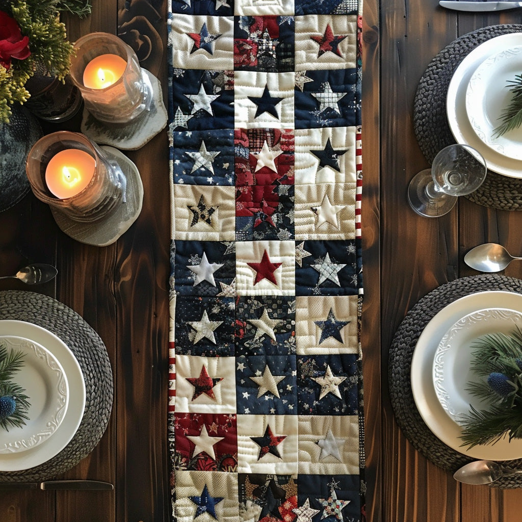 Glory Table Quilted Table Runner NCU0DV6564 – Vantique