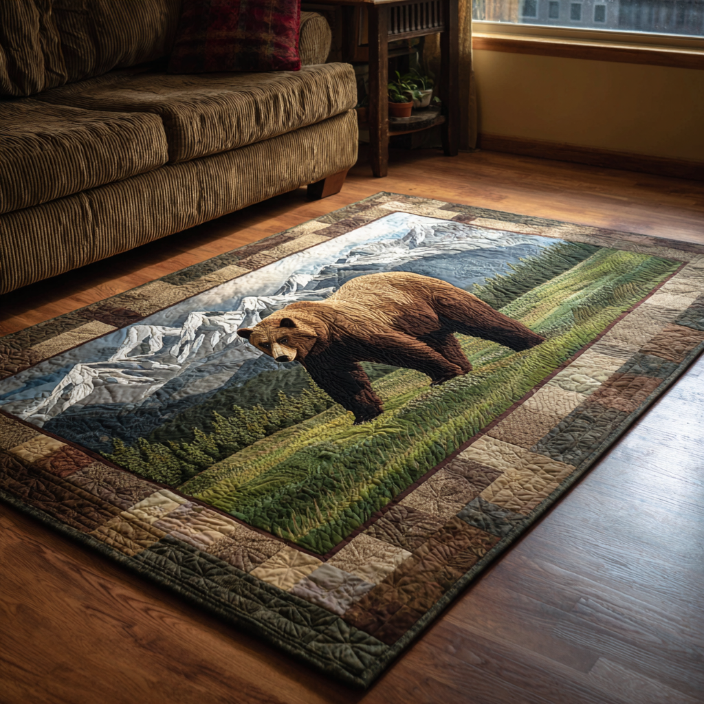 Golden Bear Area Rug NCU0DK10499 – Vantique