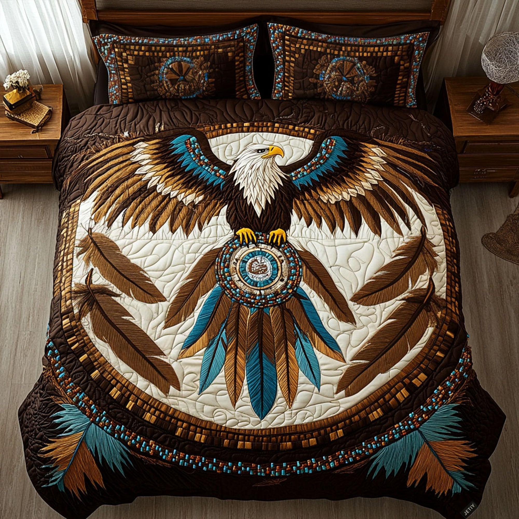 Guardian of Dreams 3-Piece Quilted Bedding Set NCU0PT2944 – Vantique