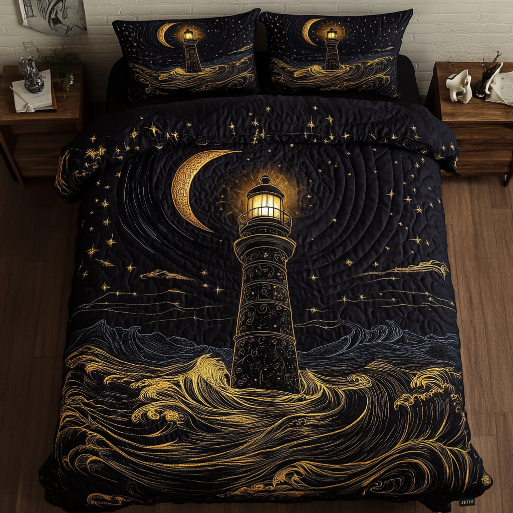 Guiding Light 3-Piece Quilted Bedding Set NCU0DK2296 – Vantique