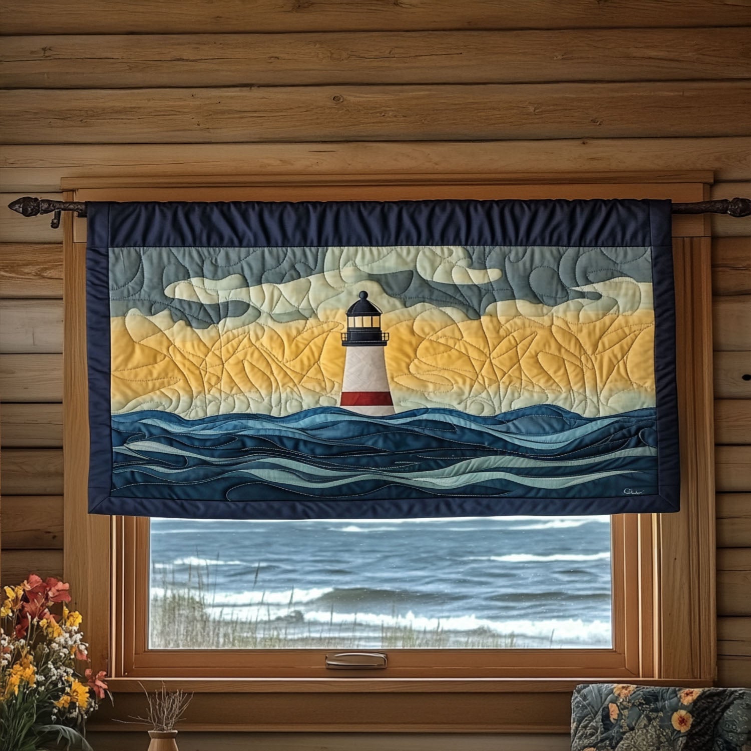 Harbor Haven Quilted Valance NCU0PT4409 – Vantique