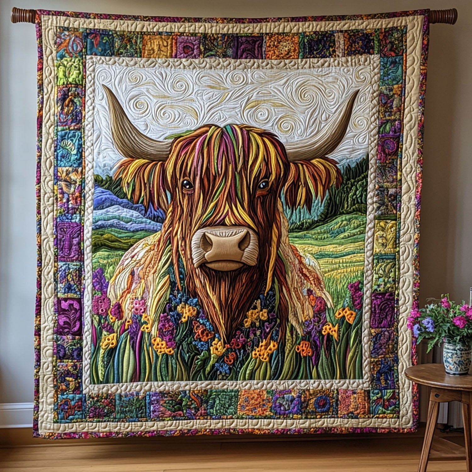 Highland Dream Quilted Blanket NCU0PT2458 – Vantique
