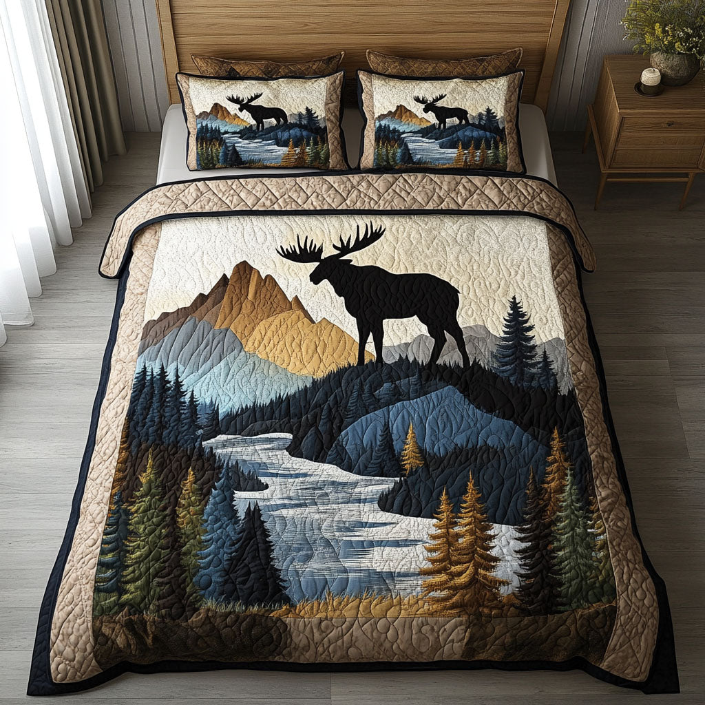 Highland Horizon 3-Piece Quilted Bedding Set NCU0NT3155 – Vantique