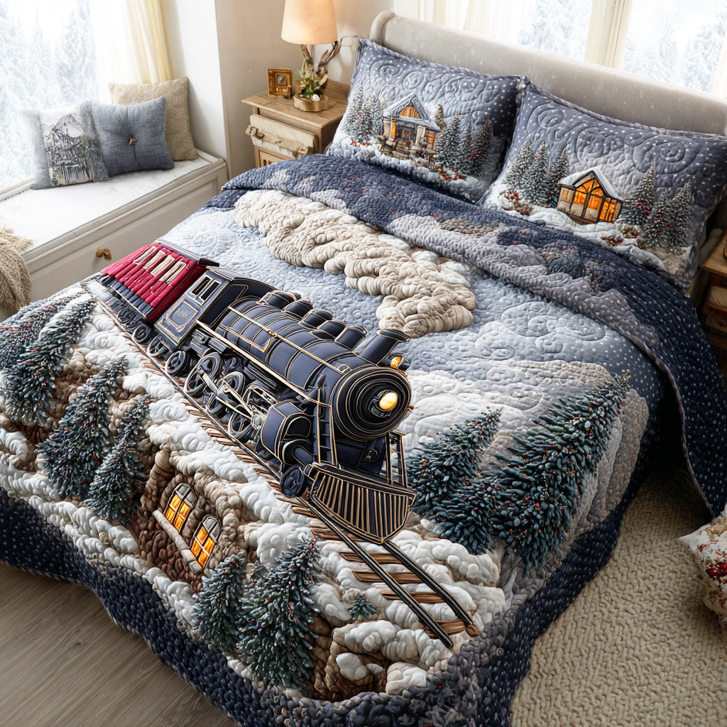 Holiday Express Line 3-Piece Quilted Bedding Set NCU0TD1056 – Vantique