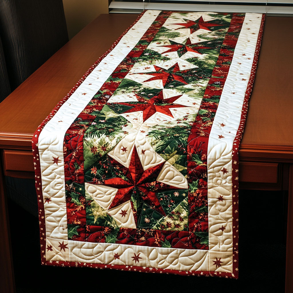 Holiday Season Glow Quilted Table Runner NCU0PT1637 – Vantique