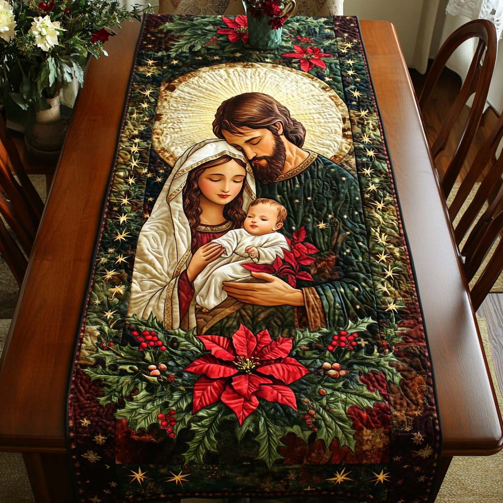 Holy Family Grace Quilted Table Runner NCU0NT9832 – Vantique