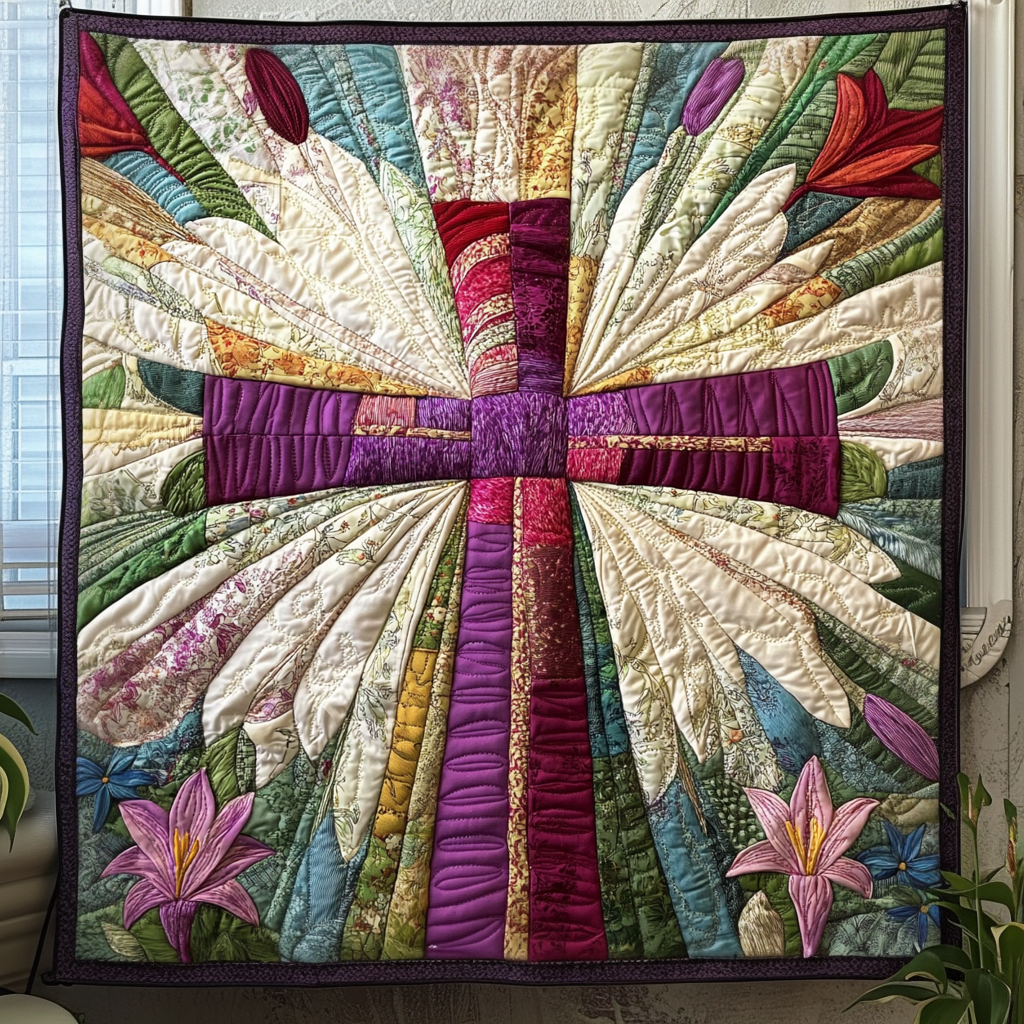 Holy Path Quilted Blanket NCU0DV3135 – Vantique