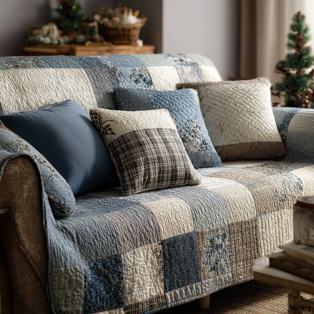 Homestead Charm Quilted Sofa Cover NCU0NT11988 – Vantique