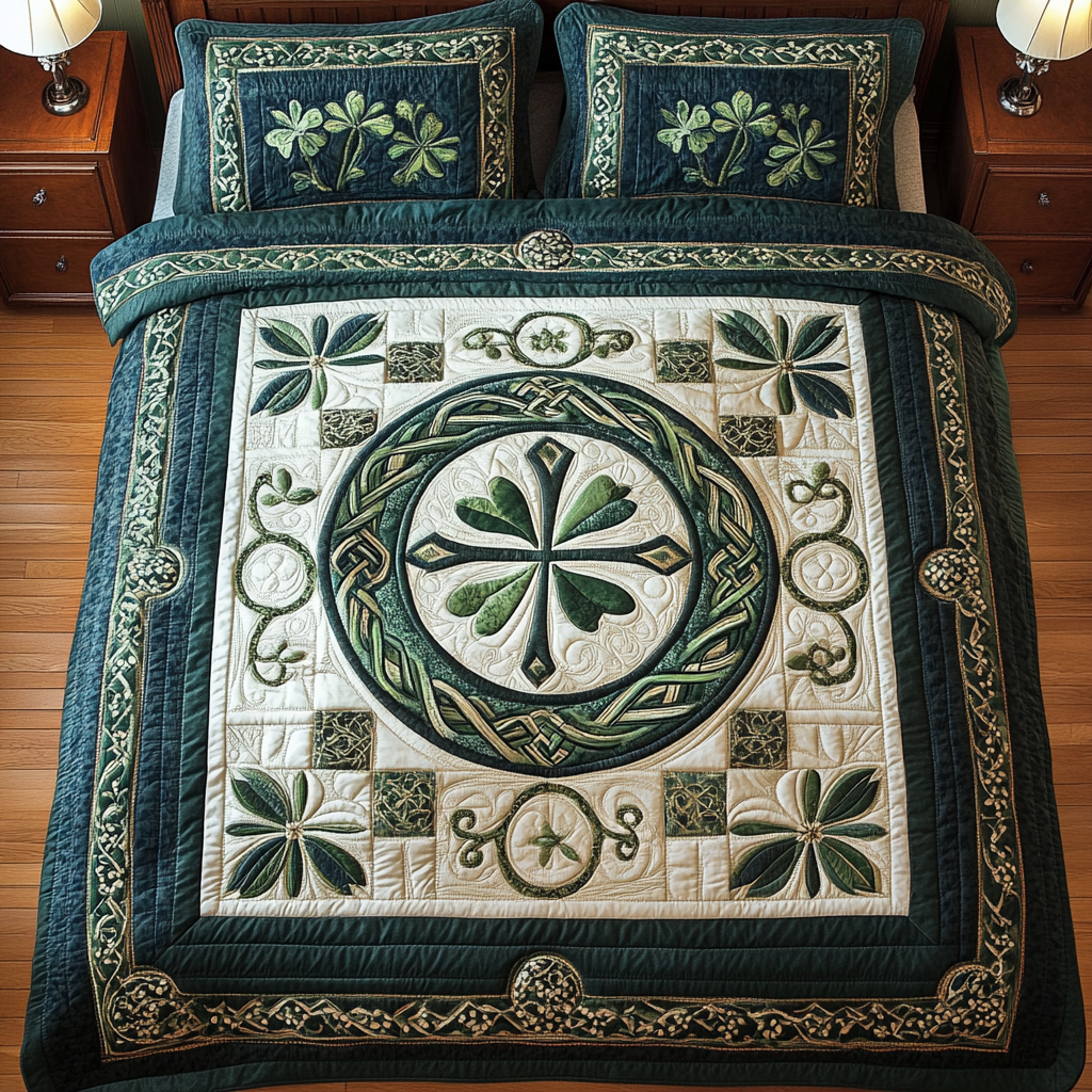 Irish Heritage 3-Piece Quilted Bedding Set NCU0TL2029 – Vantique