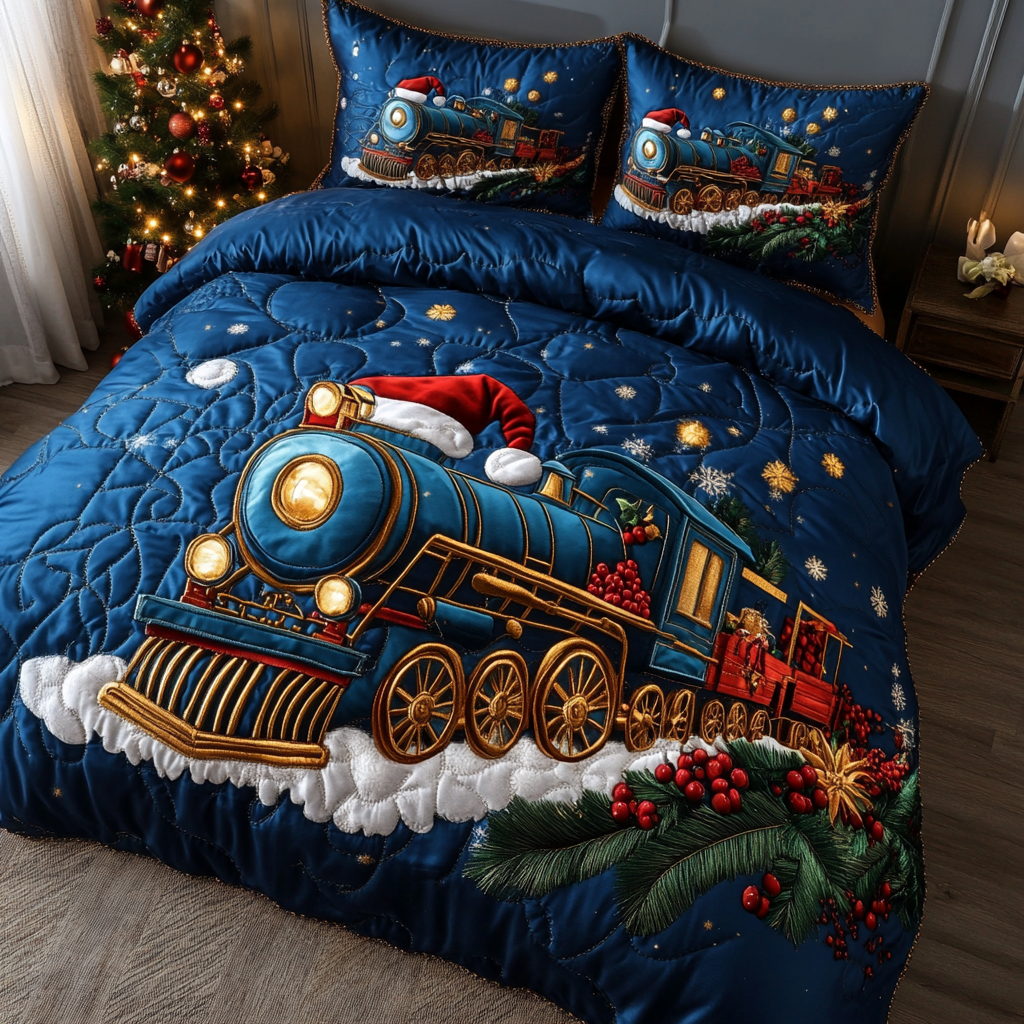 Jolly Express 3-Piece Quilted Bedding Set NCU0DK2593 – Vantique