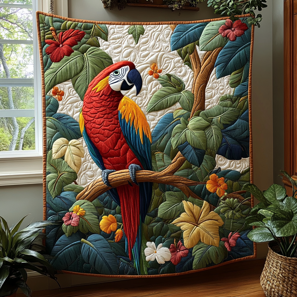 Jungle Perch Quilted Blanket NCU0DV2967 – Vantique