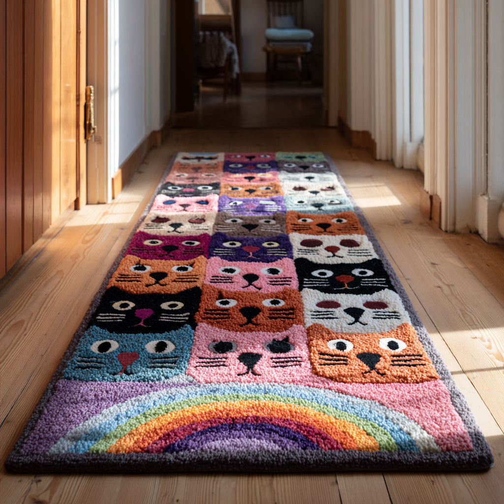 Kitty Cat Spectrum Runner Carpet NCU0HH946 – Vantique