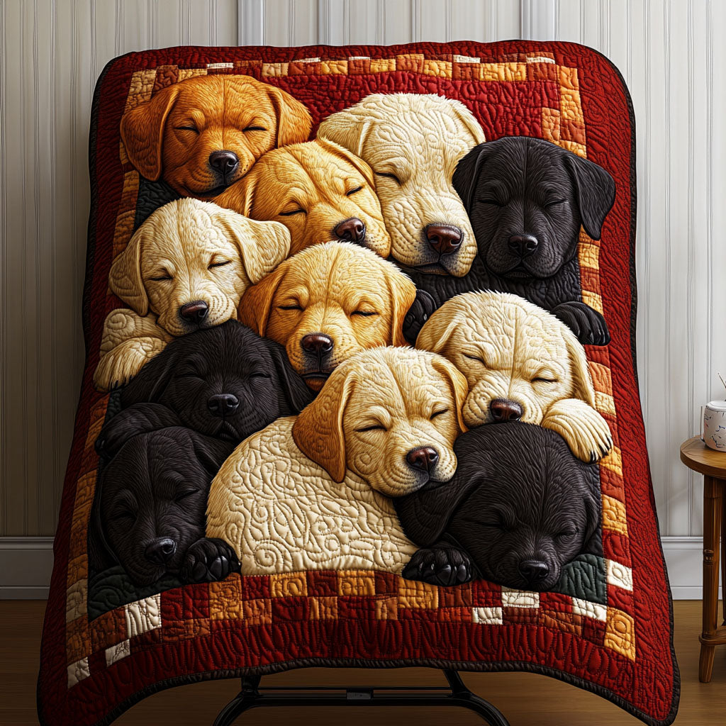Labrador Love Quilted Blanket NCU0PT2042 – Vantique