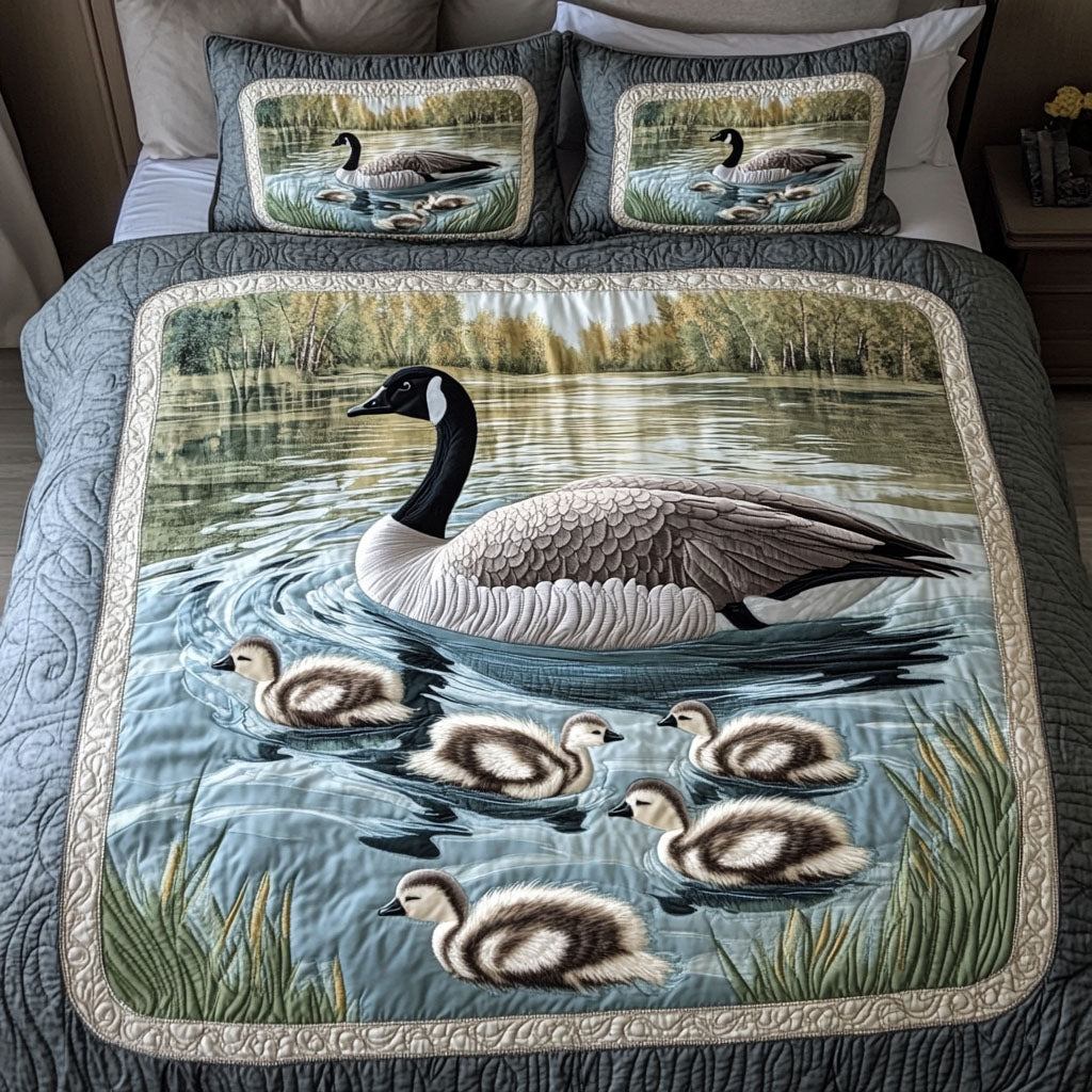 Lake Guardian 3-Piece Quilted Bedding Set NCU0NT3164 – Vantique