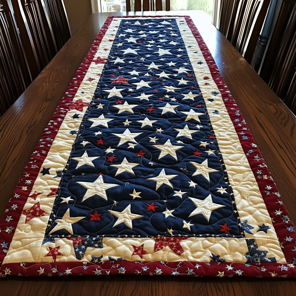 Liberty Glow Quilted Table Runner NCU0DK8514 – Vantique