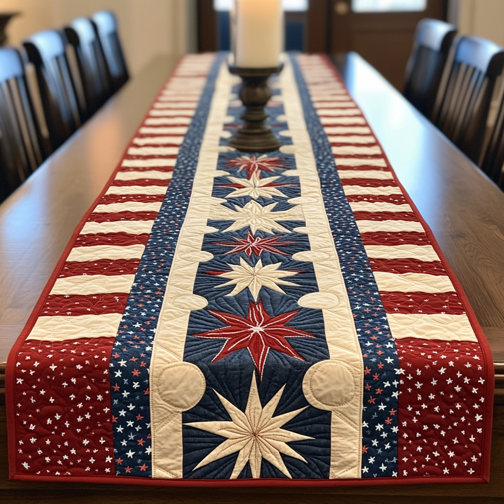Liberty Linen Quilted Table Runner NCU0VH4223 – Vantique