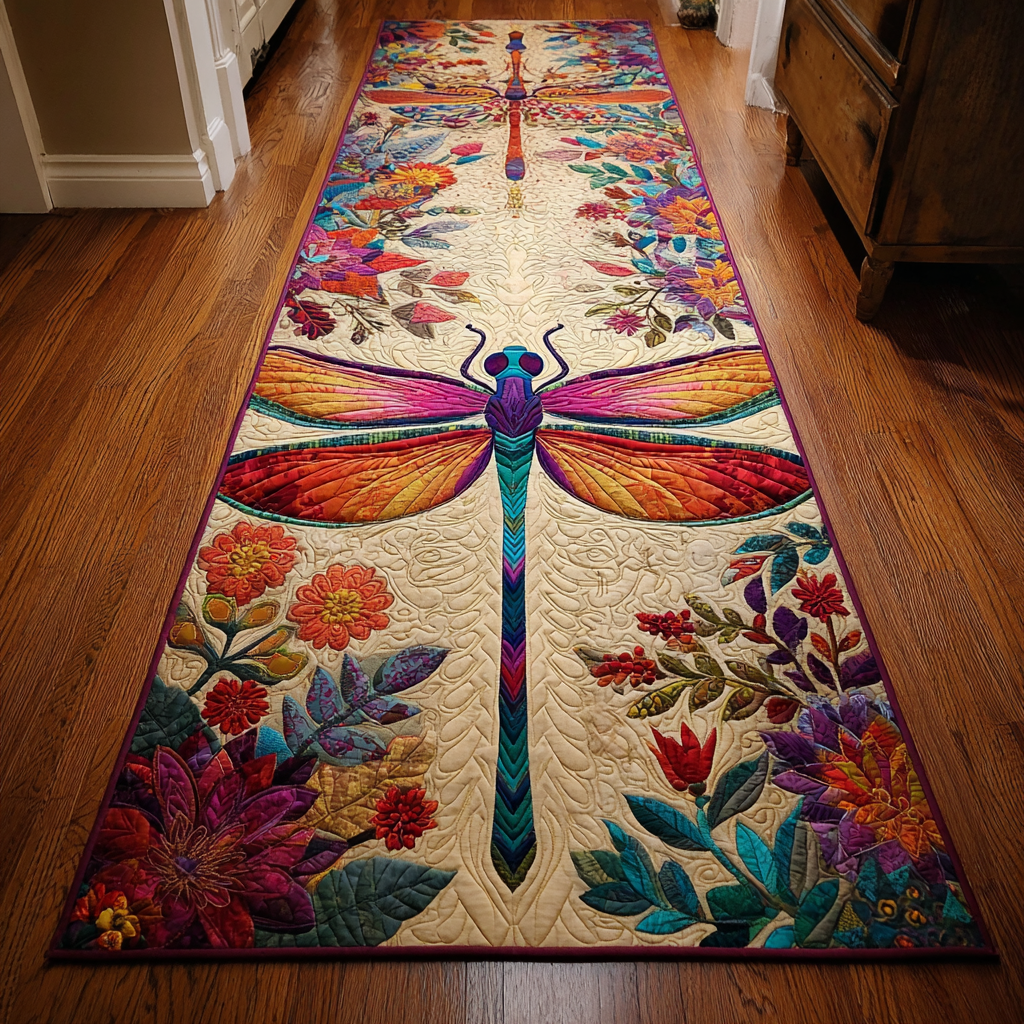 Lovely Dragonfly Runner Carpet NCU0DK10894 – Vantique