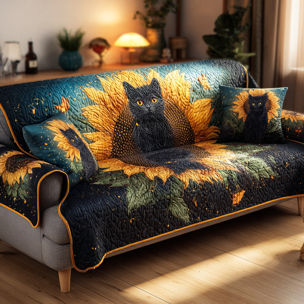 Lunar Gaze Quilted Sofa Cover NCU0TD1214 – Vantique