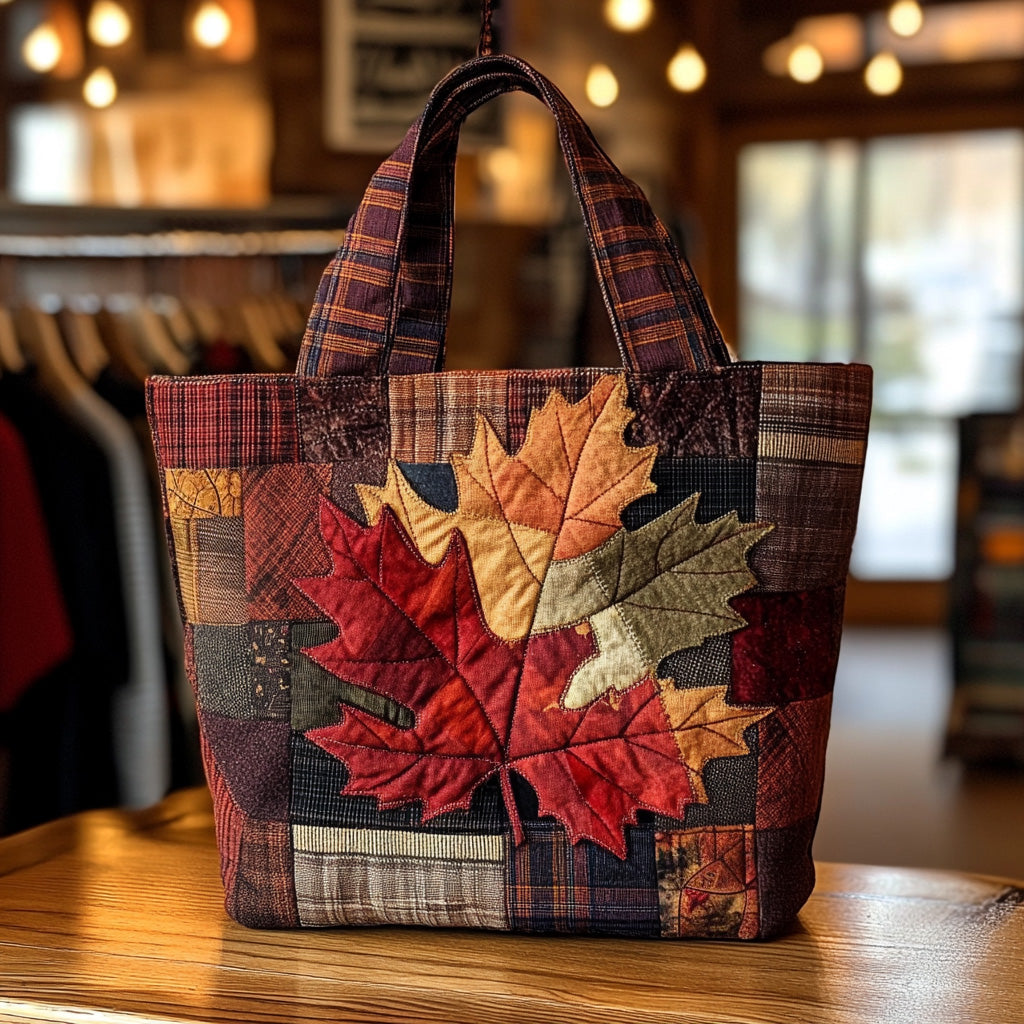 Maple Mist Quilted Tote Bag NCU0DV7059 – Vantique