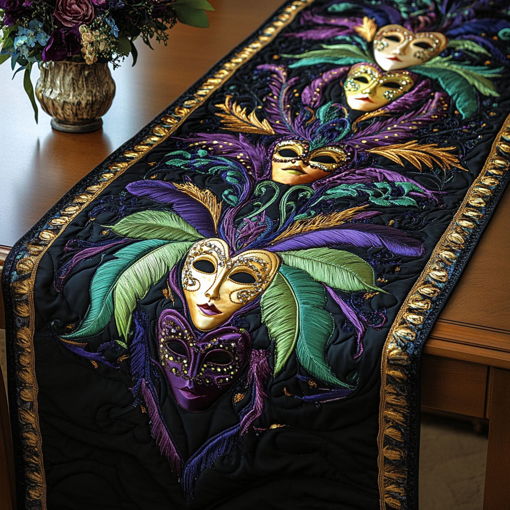 Midnight Carnival Quilted Table Runner NCU0NT3676 – Vantique