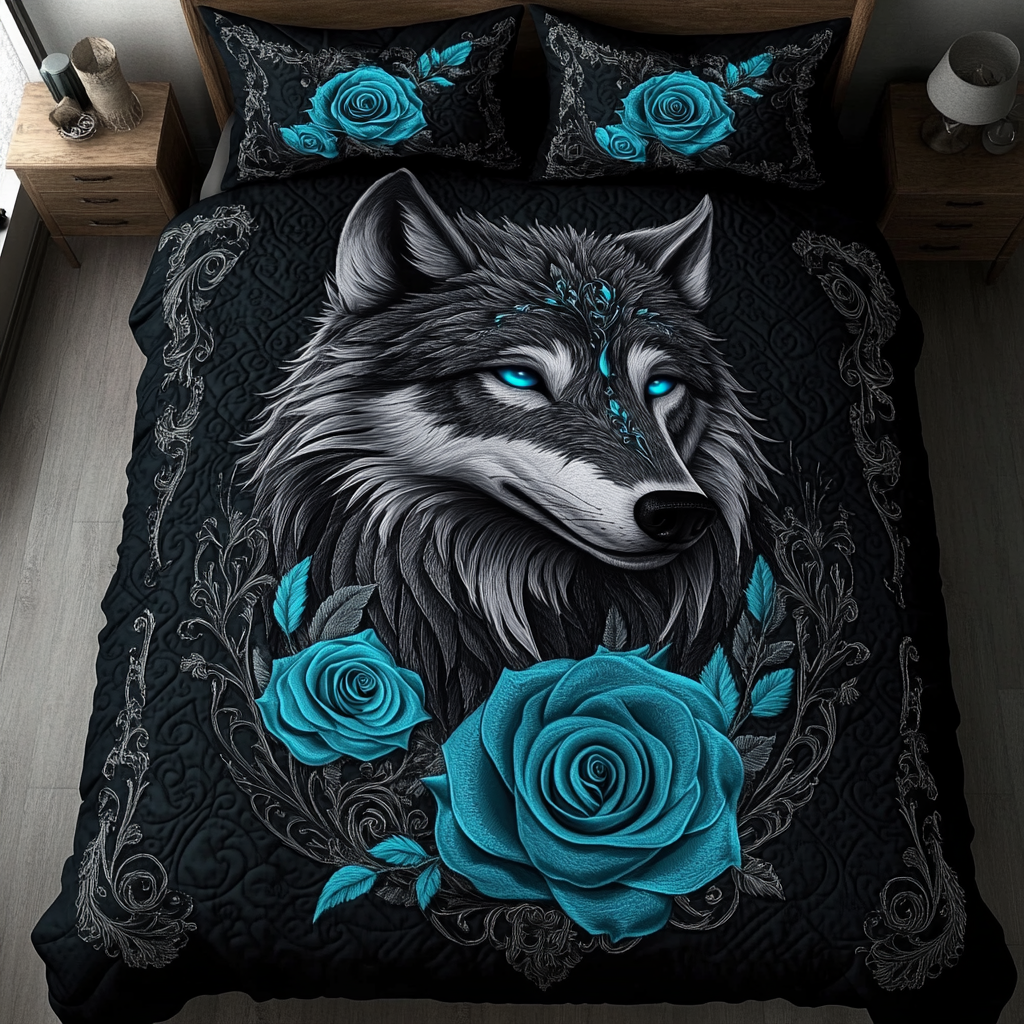 Midnight Pack 3-Piece Quilted Bedding Set NCU0DK3052 – Vantique