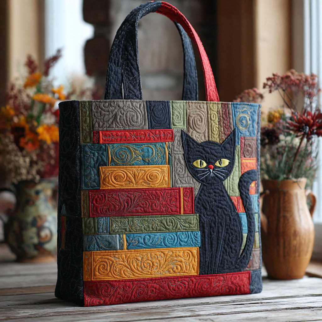 Mystic Meow Quilted Tote Bag NCU0PT8893 – Vantique