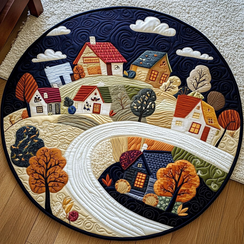 Mystic Rise Quilted Round Mat NCU0NT7324 – Vantique