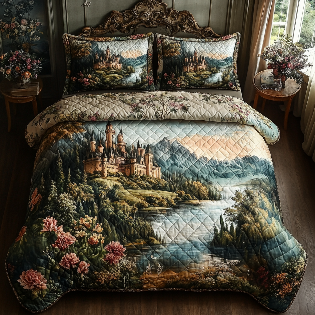 Mythic Highlands 3-Piece Quilted Bedding Set NCU0DV3952 – Vantique