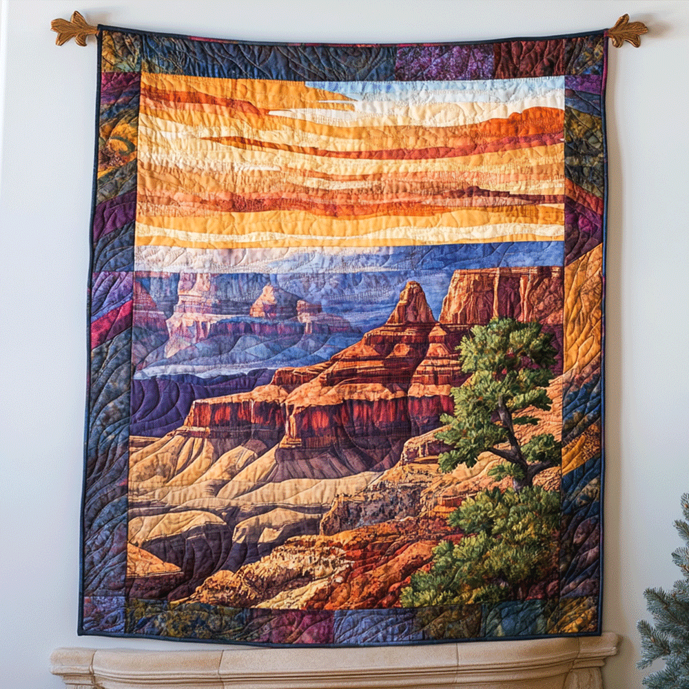 National Scenic Art Quilt Hanging NCU0TL998 – Vantique