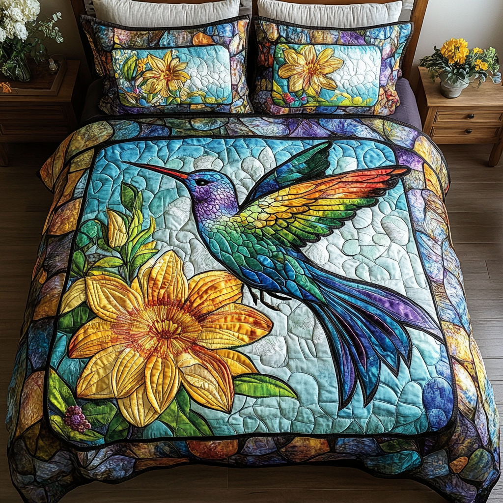 Nectar Dancer 3-Piece Quilted Bedding Set NCU0DK5346 – Vantique