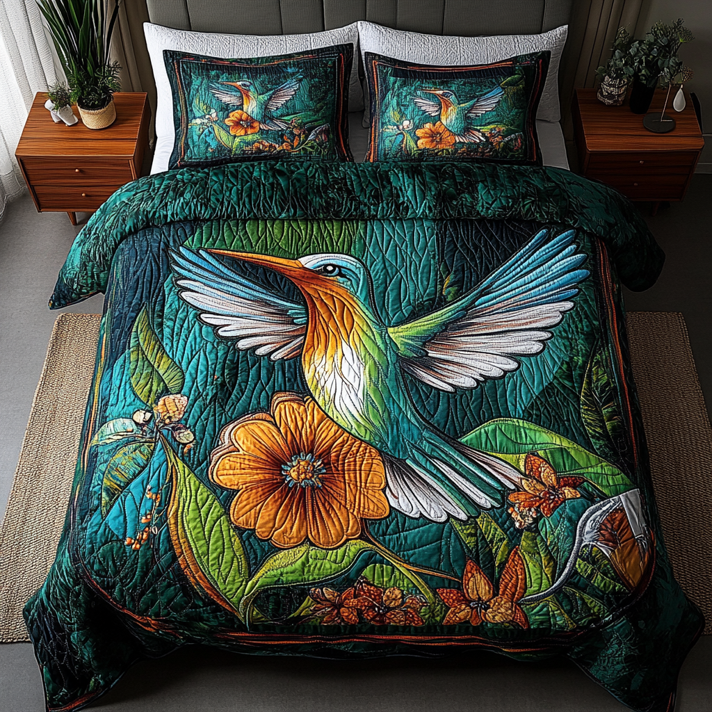 Nectar Dancer 3-Piece Quilted Bedding Set NCU0DK5643 – Vantique
