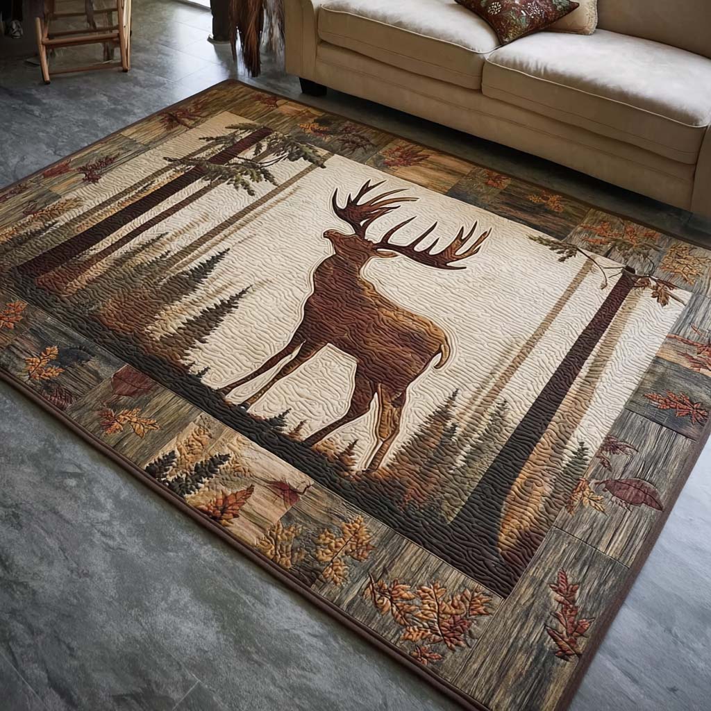 Noble Stag Area Rug NCU0NT10352 – Vantique