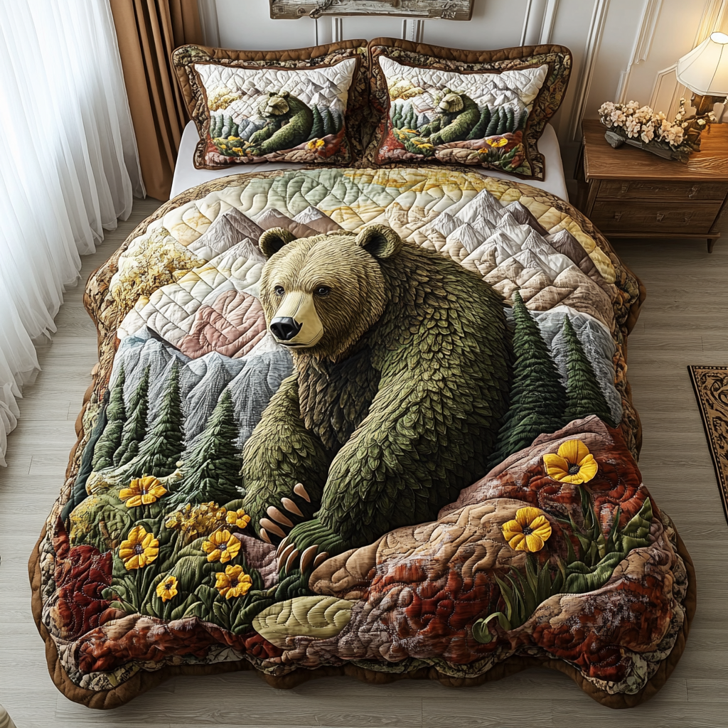 Northern Strength 3-Piece Quilted Bedding Set NCU0DV4947 – Vantique