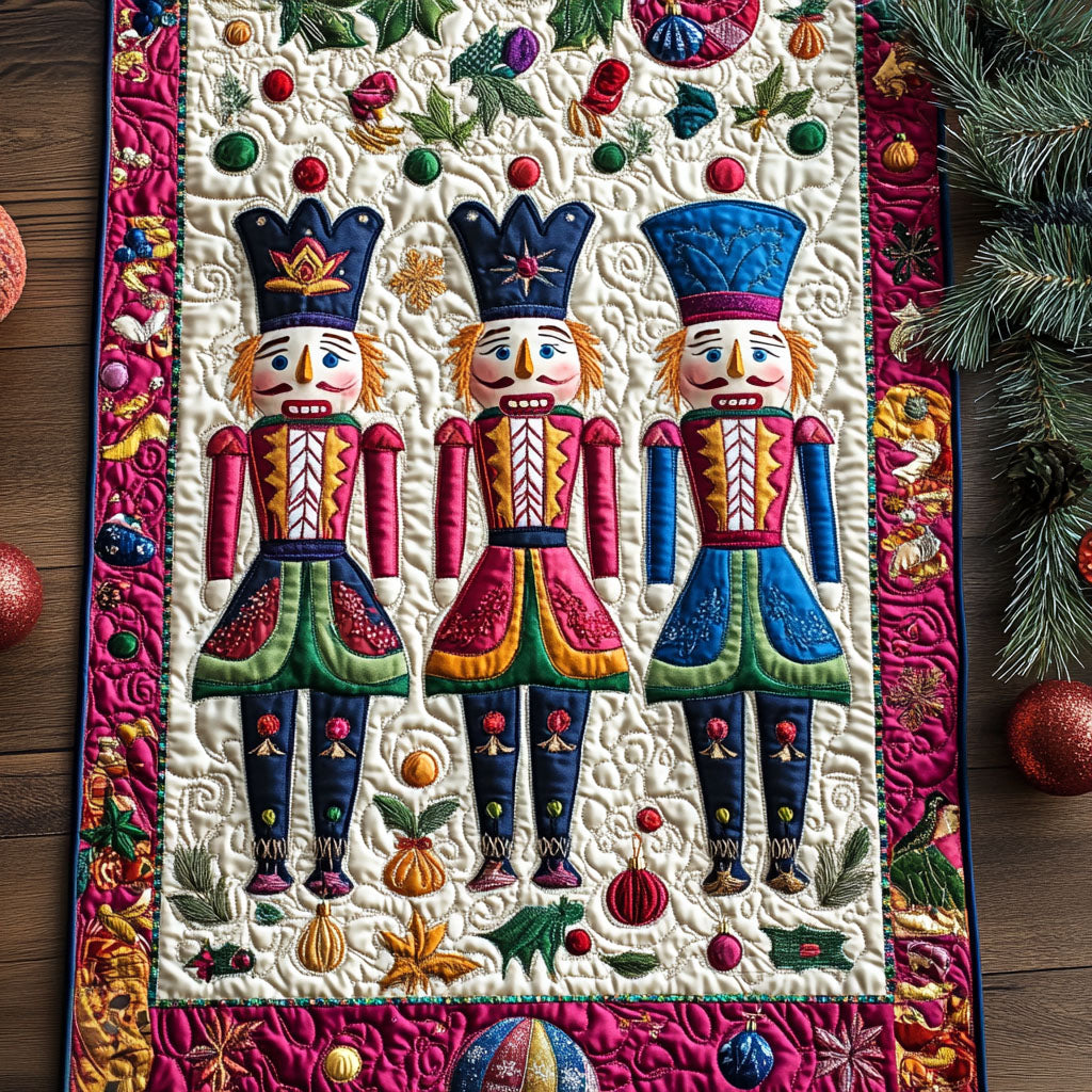 Nutcracker Wonderland Quilted Table Runner NCU0PT2721 – Vantique