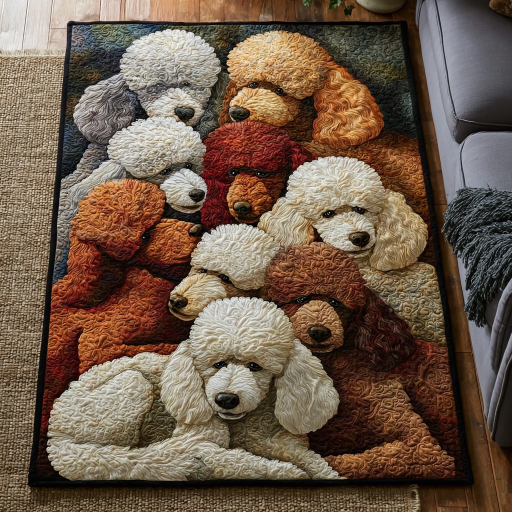 Poodle Grace Area Rug NCU0DK10258 – Vantique