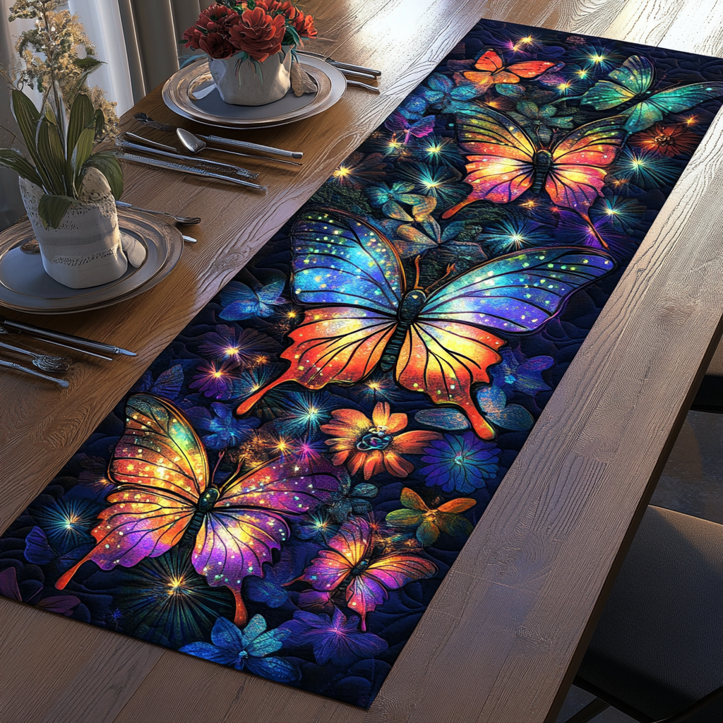 Radiant Flight Quilted Table Runner NCU0DK4596 – Vantique