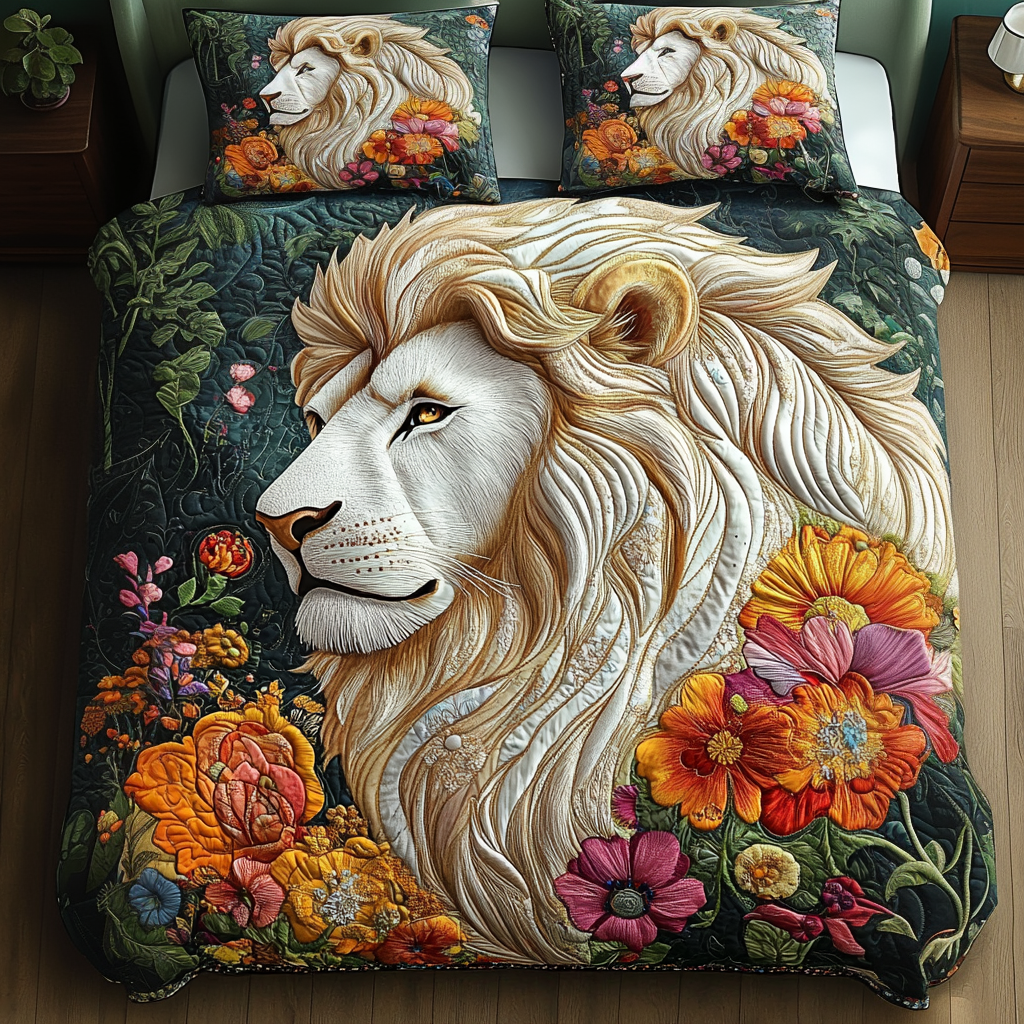 Regal Majesty 3-Piece Quilted Bedding Set NCU0DV2485 – Vantique