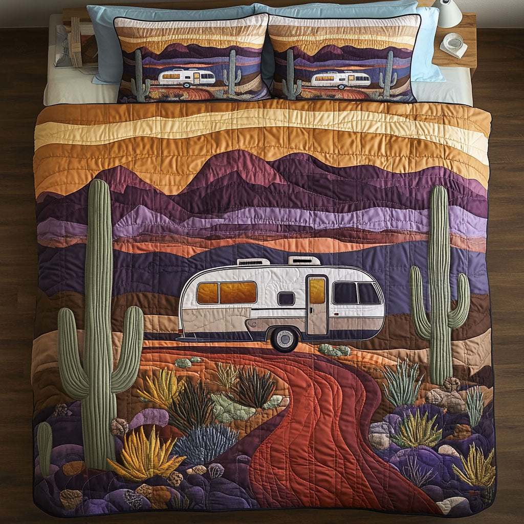 Road to Horizons 3-Piece Quilted Bedding Set NCU0NT6102 – Vantique