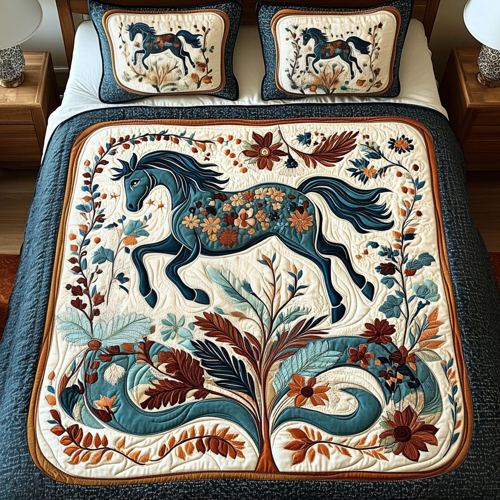 Roaming Horizon 3-Piece Quilted Bedding Set NCU0NT2702 – Vantique