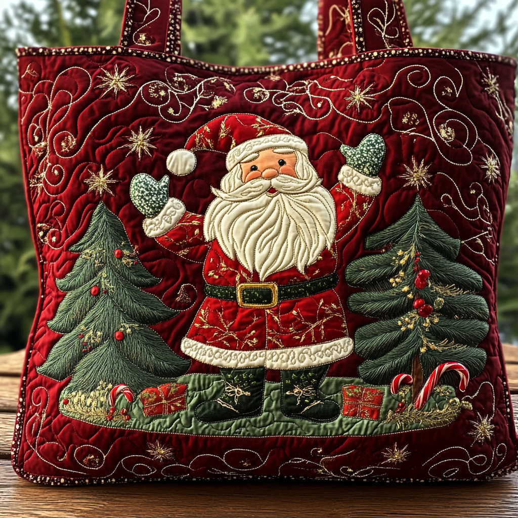 Santa Dream Quilted Tote Bag NCU0DK9744 – Vantique