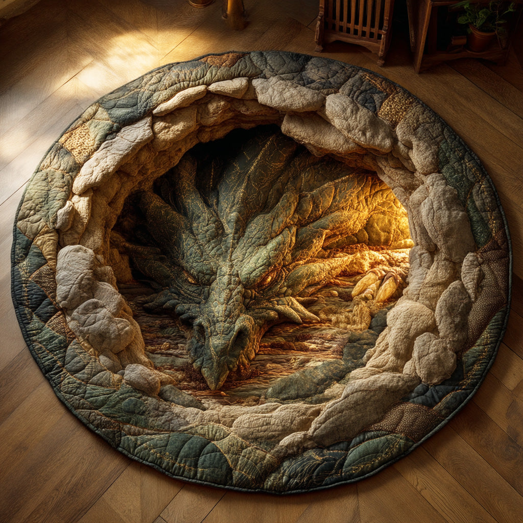 Shadowflare Spirit Quilted Round Mat NCU0TD1011 – Vantique