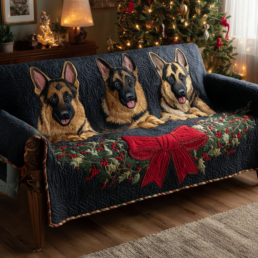 Shepherd Winter Bow Quilted Sofa Cover NCU0TV950 – Vantique