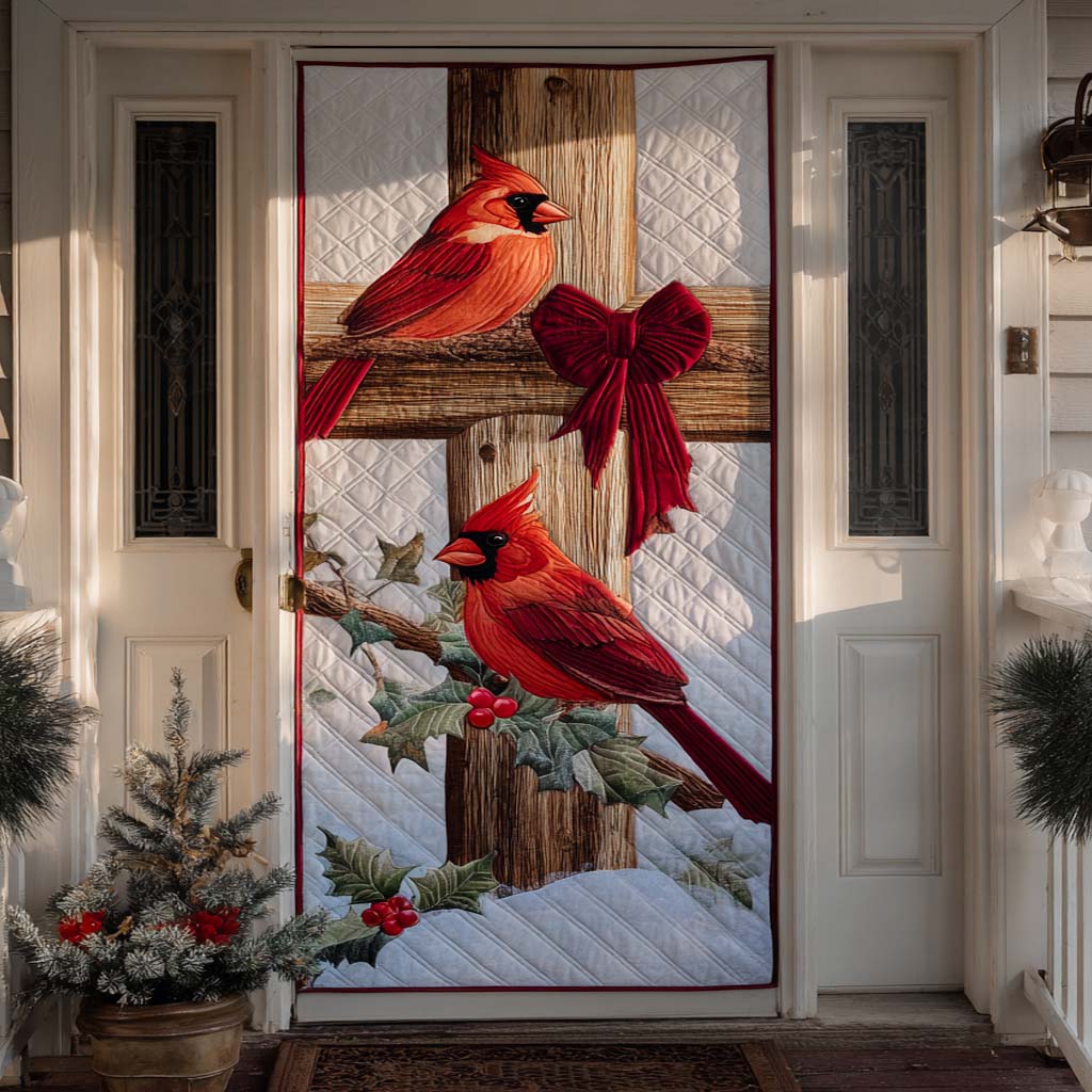 Snowy Branch Sentinel Quilted Door Cover NCU0XD1631 – Vantique