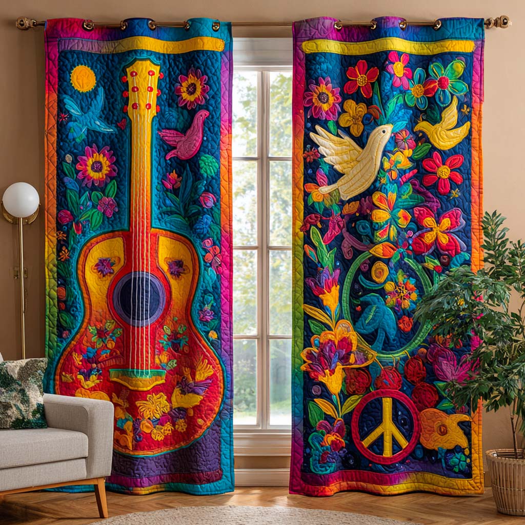 Soul Strings Melody Quilted Curtains NCU0XD1577 – Vantique