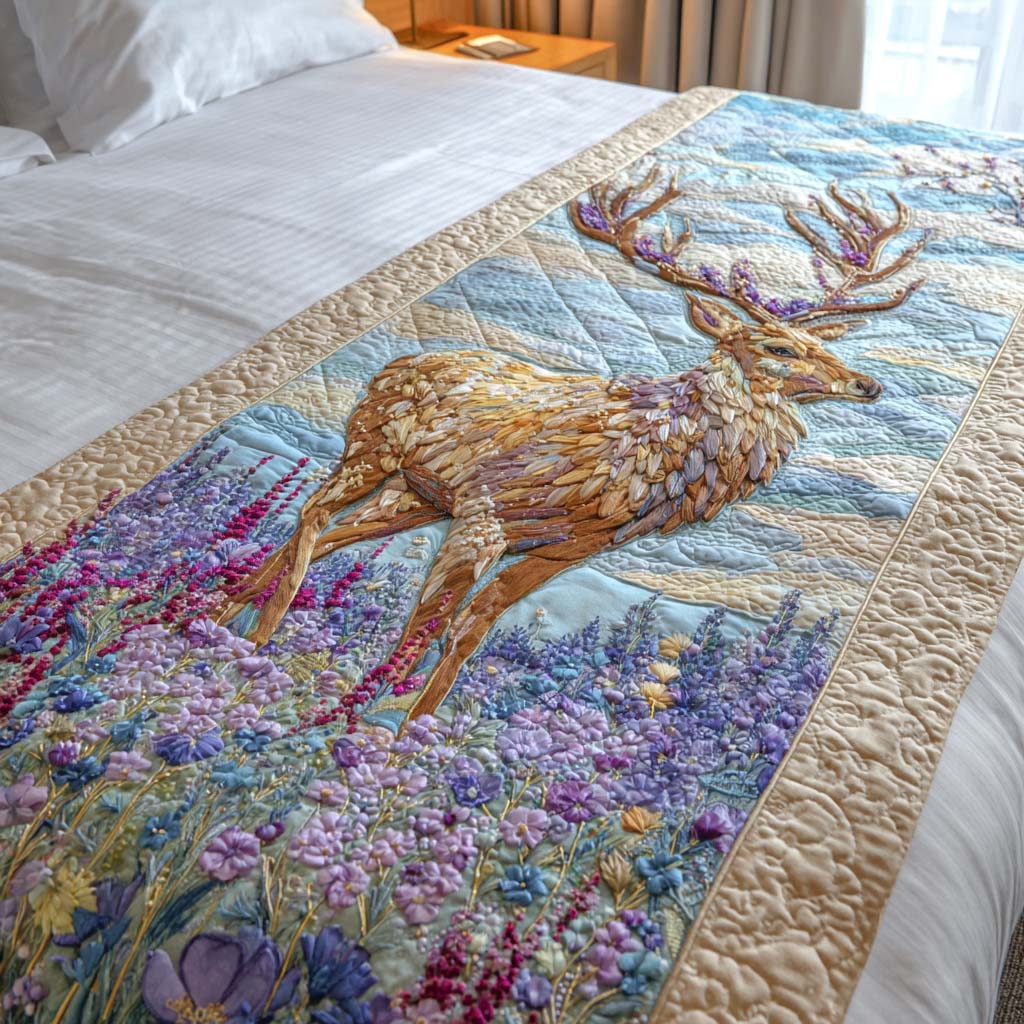Spring Majesty Quilted Bed Runner NCU0XD1411 – Vantique