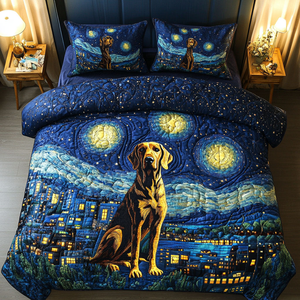 Starry Night GSP 3-Piece Quilted Bedding Set NCU0NT5225 – Vantique