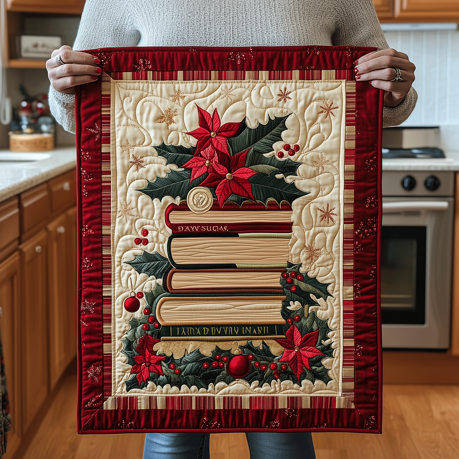 Storytime Serenity Quilted Table Runner NCU0TH2308 – Vantique