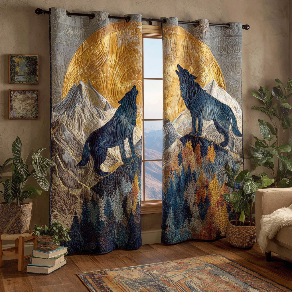 Summit Wolf Echo Quilted Curtains NCU0HH1595 – Vantique