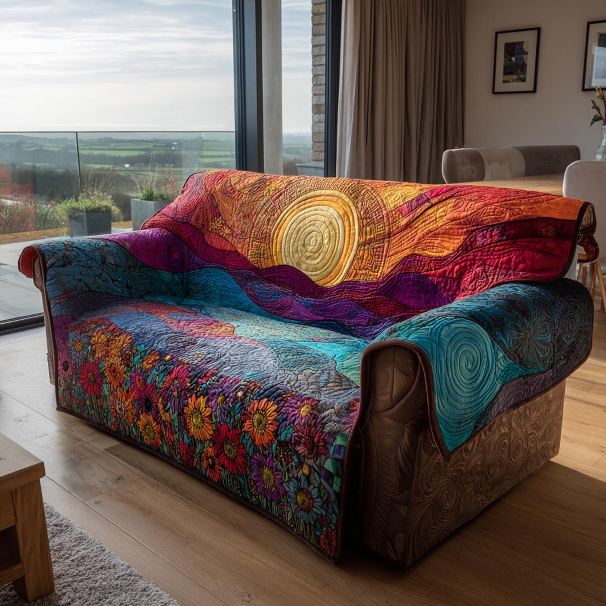 Sunny Days Quilted Sofa Cover NCU0DV9201 – Vantique